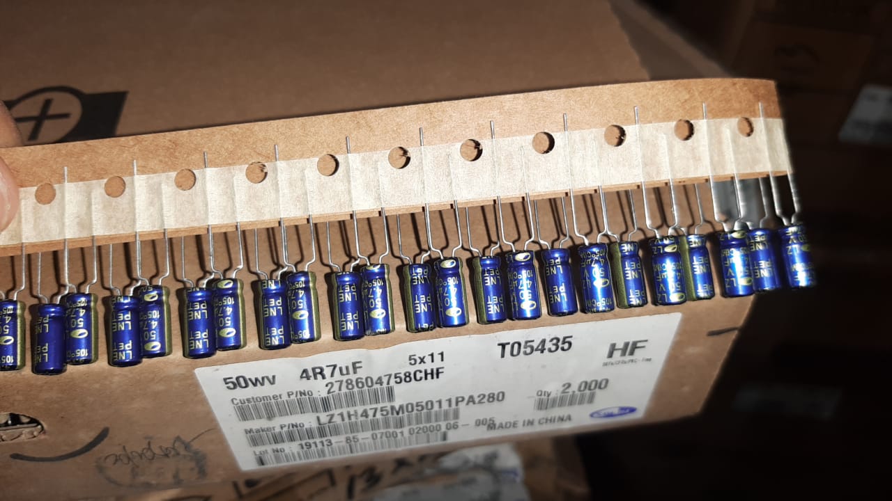 SAMWHA CAPACITOR 4.7UF 50V - MONGIA ELECTRONICS